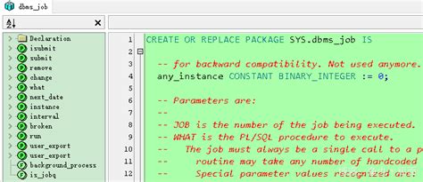 Oracle Dbms Job Dbms Job Csdn