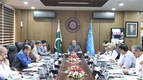Brain Storming Session Headed By Chief Statistician Drnaeem Uz Zafar