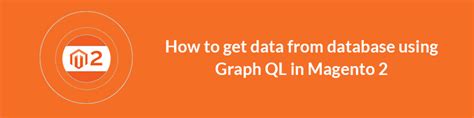 How To Get Data From Database Using Graph Ql In Magento Bluethinkinc Blog