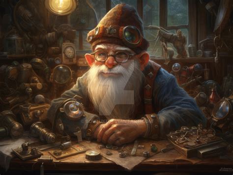 Gnomish Inventor By Bouzuki On Deviantart