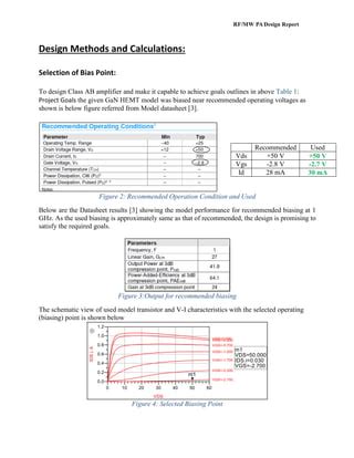 Class AB PA Design Report PDF