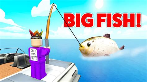 I Caught Big Fish On Roblox Youtube