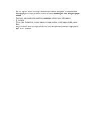 Notes On Chicago Format For Our Papers We Will Be Using A Footnote Style Citation Along