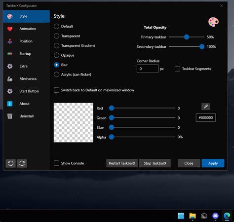 taskbarx broken on windows 11 · issue 916 · chrisand1998 taskbarx · github