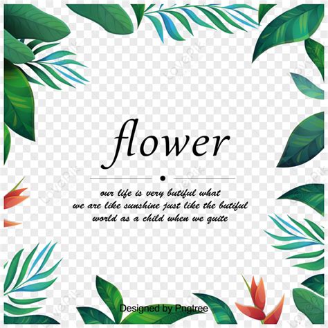 손 일러스트 예쁜 페인트 틀파라다이휴일꽃 무늬 Png 일러스트 무료 다운로드 Lovepik