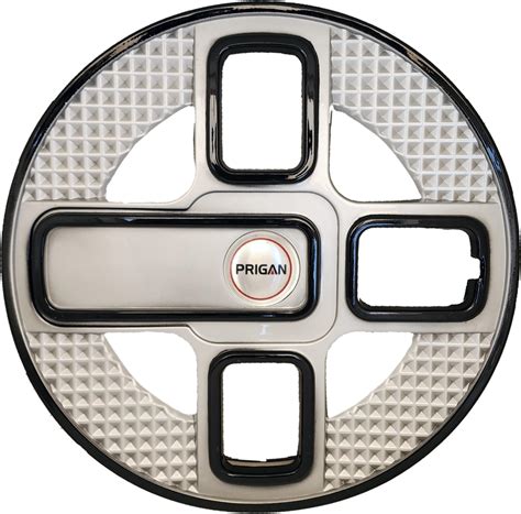 Prigan Silver Black Inch Wheel Cover Universal For All Cars Having Inch Wheel Set Of
