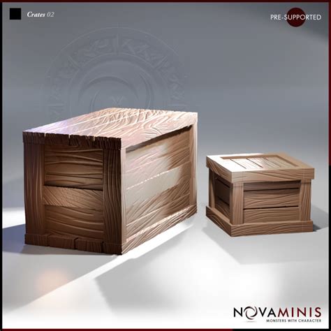 3d Printable Crates 02 By Novaminis