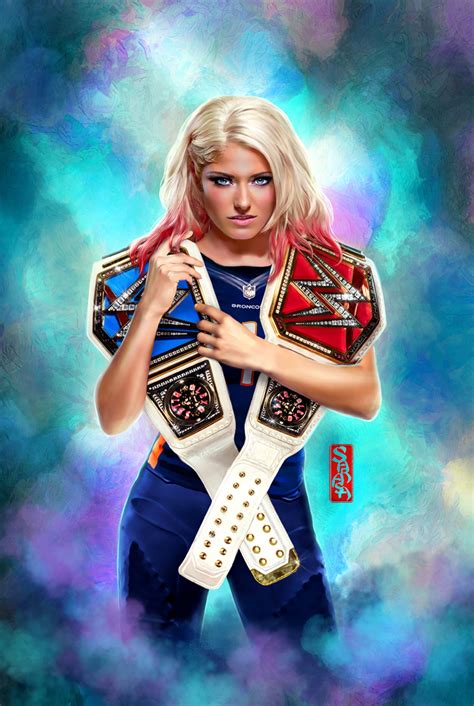 Girls From Wwe Female Divas And Girl In Blue On Behance