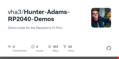 GitHub Vha3 Hunter Adams RP2040 Demos Demo Code For The Raspberry Pi