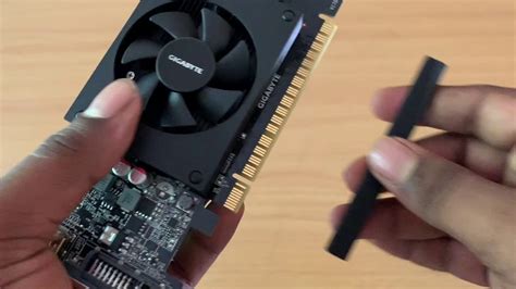 GIGABYTE GEFORCE GT GB DDR Graphics Card Unboxing And Installation BUDGET GAME KILLER