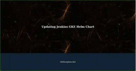 Jenkins Update Helm Chart Version At Jim Pardo Blog