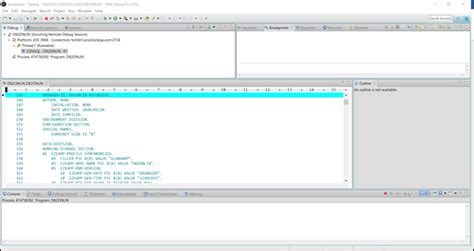 Collaborating IBM Debug For Z OS With Business Developer For Debugging