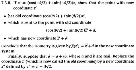 Solved If z cos θ isin θ z show that the Chegg