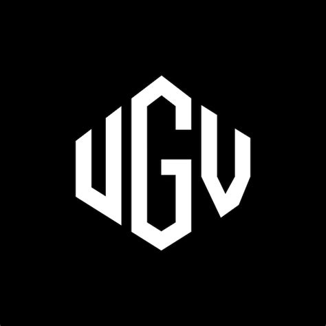 Premium Vector Ugv Letter Logo Design With Polygon Shape Ugv Polygon
