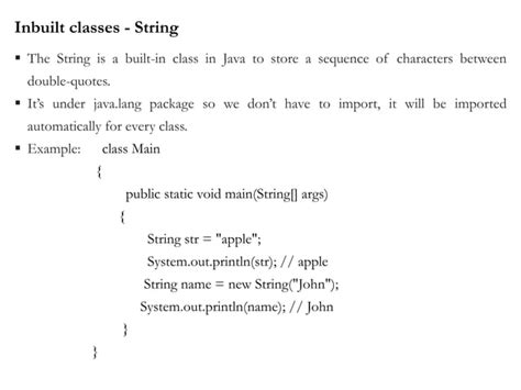 Object Oriented Programming Using Java Second Sem Bcauom Pptx