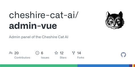 GitHub Cheshire Cat Ai Admin Vue Cheshire Cat AI Admin Frontend