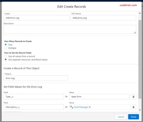 How To Add Fault Path In Salesforce Record Triggered Flow