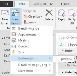 SensePost Outlook Forms And Shells