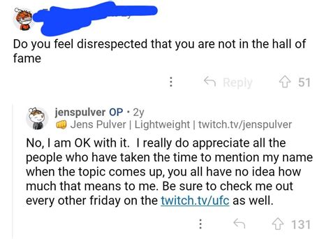 Long Long Overdue Congrats Jens R Ufc
