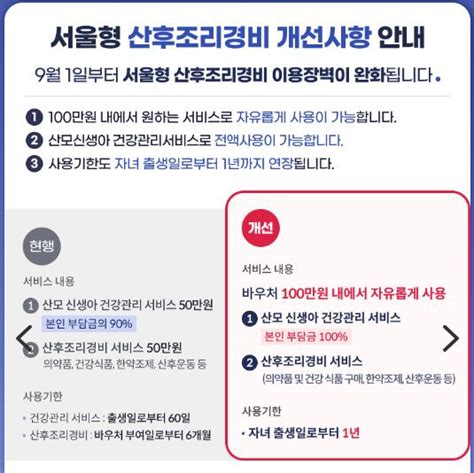 서울형 산후조리 경비지원 꿀팁과 이용 방법 완벽 가이드