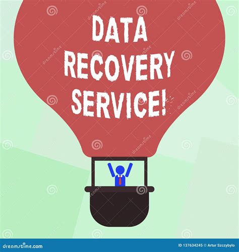 Conceptual Hand Writing Showing Data Recovery Service Business Photo