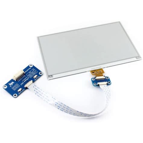 Waveshare 7 5 Inch E Paper Display HAT Module V2 Kit 800x480 Resolution 3 3v 5v E Ink Electronic