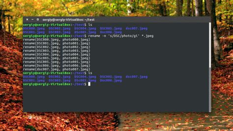 Как переименовать файл Linux