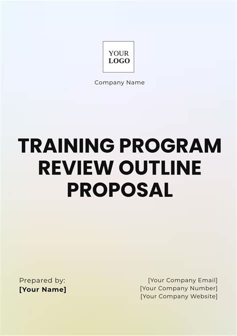Free Team Building Training Proposal Format Template To Edit Online