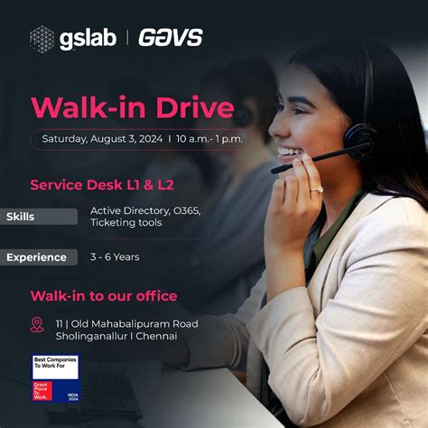 Gs Lab On Linkedin Walkindrive Servicedesk Itjobs Activedirectory O365 Bestplacetowork