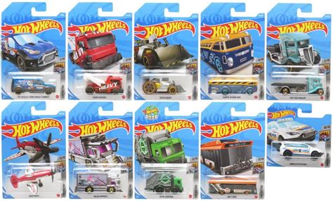Série Hw Metro Completa Main Line 2021 10 Miniaturas Hot Wheels