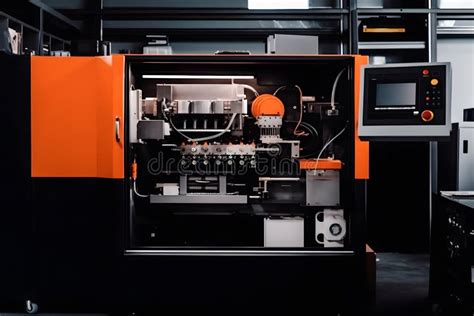 Large Offset Printing Press Or Magazine Running Neural Network Ai