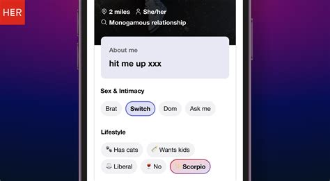 Launching Sex Intimacy And Kink Preferences To Profiles On Her Her