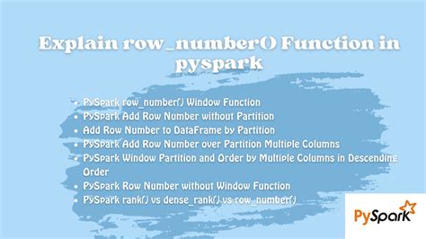 Learn About Pyspark From Team Sparkbyexamples Spark By Examples