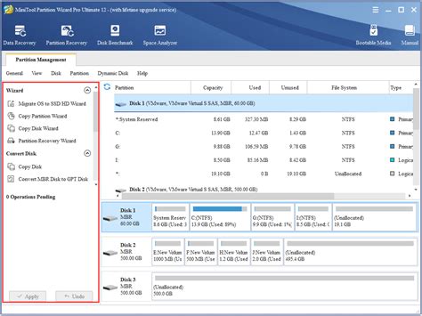 Select An Operation On Partition Manager Minitool Tutorial Minitool Partition Wizard