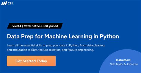 Course Data Prep For Machine Learning In Python