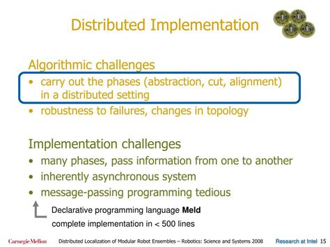 Ppt Distributed Localization Of Modular Robot Ensembles Powerpoint