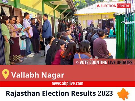 Rajasthan Elections 2023 Vote Counting Live Updates For Vallabh Nagar