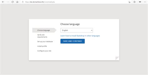 Crowncloud Wiki How To Install Backdrop Cms With Lemp Stack On