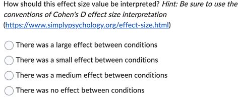 How Should This Effect Size Value Be Interpreted