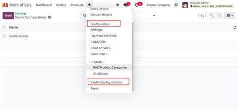 Vantiv Configurations In Odoo 17 Pos Odoo V17 Enterprise Edition Book
