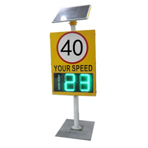 Pixel Pitch Digital Display Speed Limit Warning Sign With Ip65 Variable