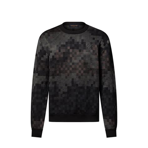 Damoflage Jacquard Pullover Men Ready To Wear Louis Vuitton