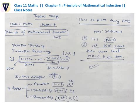 Solution Class Notes Class 11 Maths Chapter 4 Principle Of