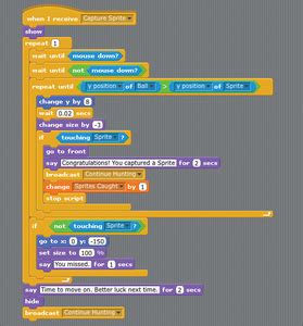 Scratch Programming Sprite Hunter Raspberry Pi Geek