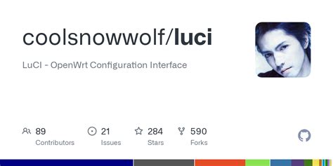 GitHub Coolsnowwolf Luci LuCI OpenWrt Configuration Interface