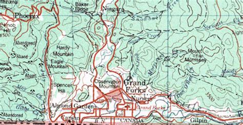 Grandforks Canada Map