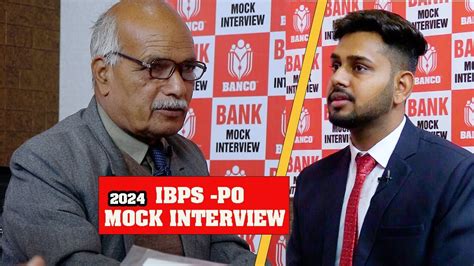 IBPS PO Mock Interview 2024 Bank PO Interview Sahil Mathur YouTube