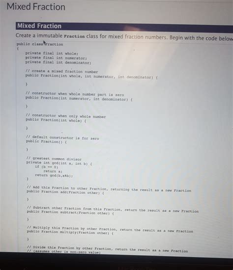Solved 1 Assignments Mixed Fraction Mixed Fraction Divide Yeaction