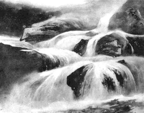 素描瀑布山水画 瀑布素描山水 第7页 大山谷图库