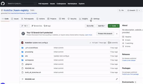 Github Kasmtechworkspacesregistrytemplate Template Registry For Creating Third Party